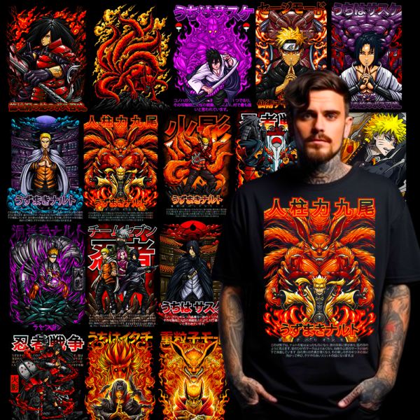 500+ Premium Naruto Anime Bundle - PrintYouth
