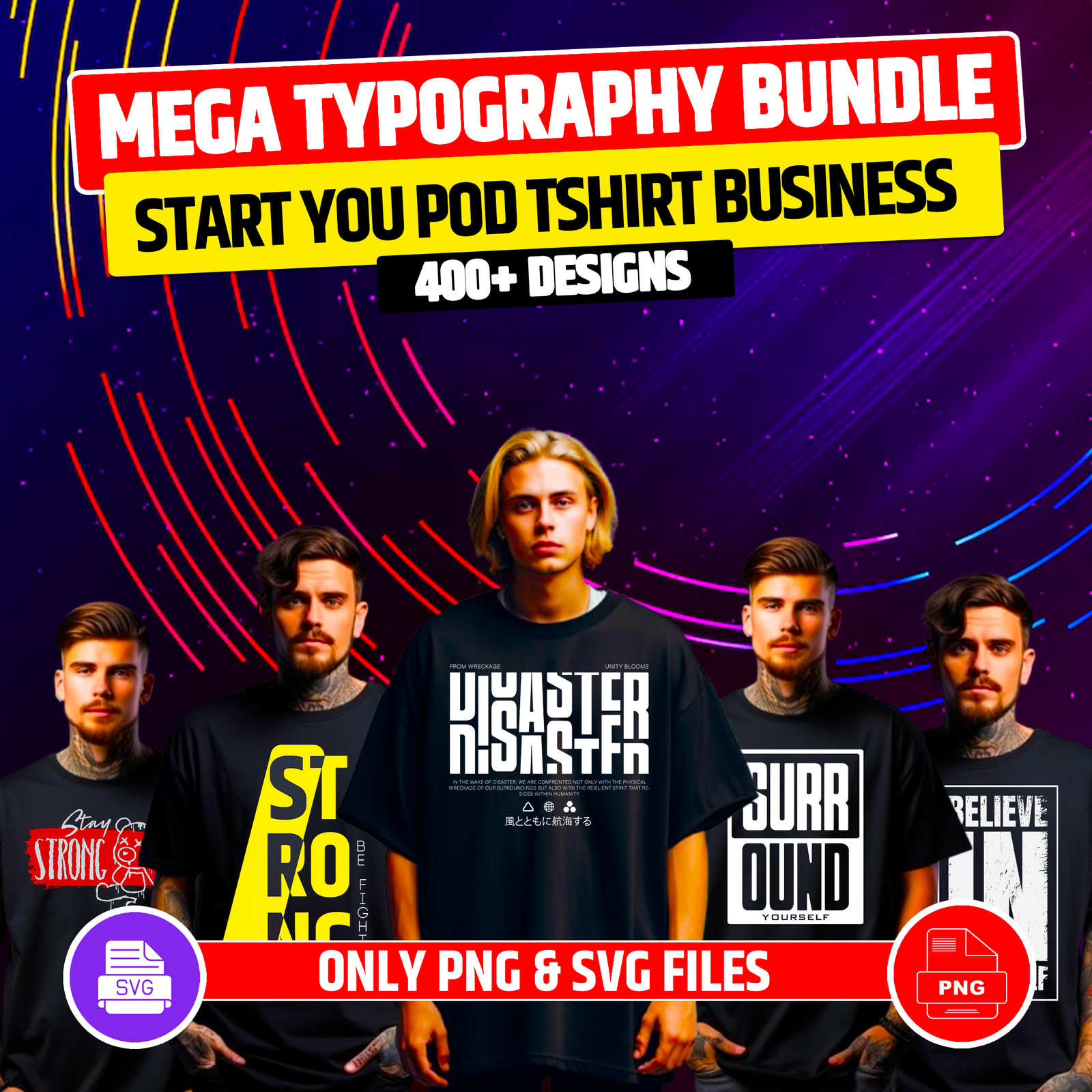 The Mega Typography Bundle - PrintYouth
